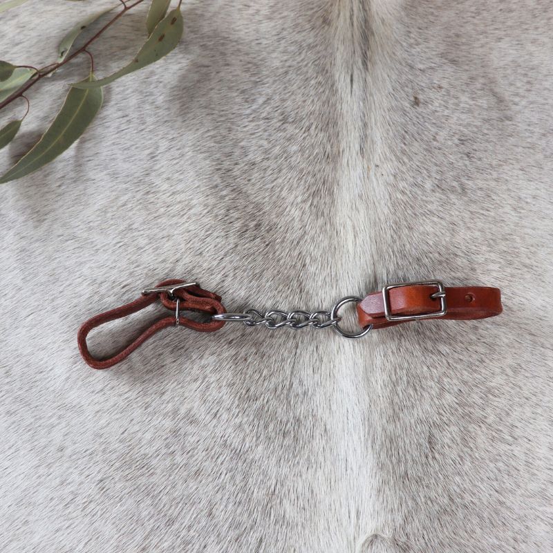 IWS Small Chain Chin Strap – Ideal Western Saddlery